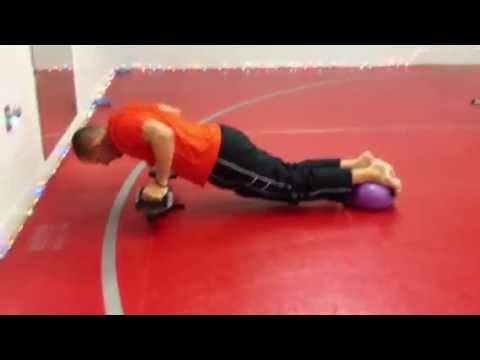 Balance Push Ups - Perfect Pushups Balancing on Golds Gym Pushup Bar ...