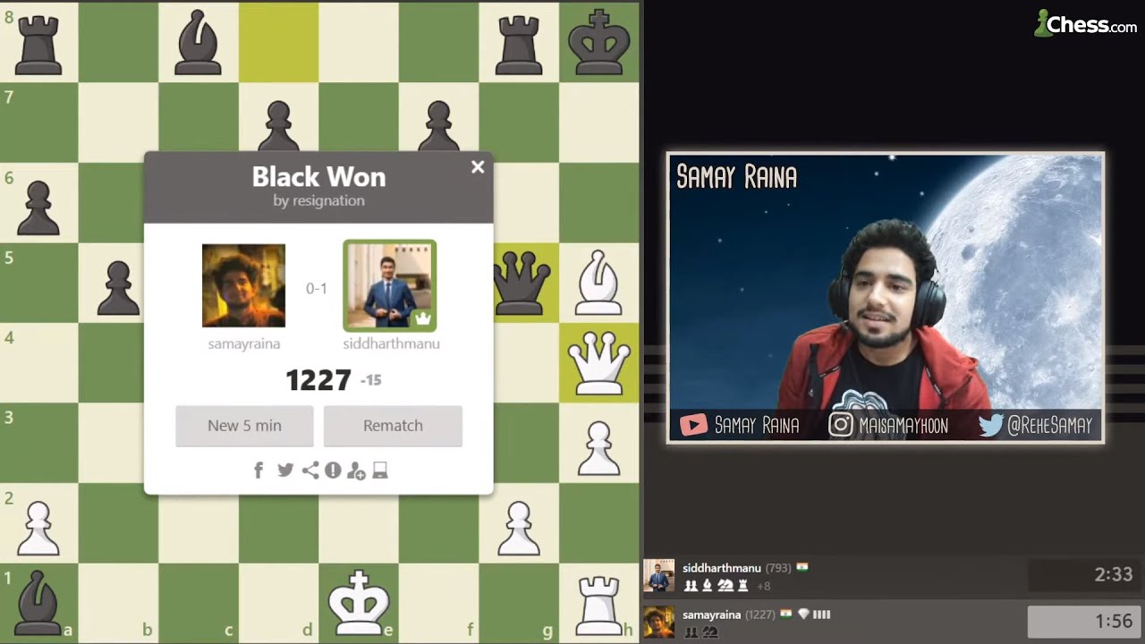 Chess with Samay Raina! - YouTube