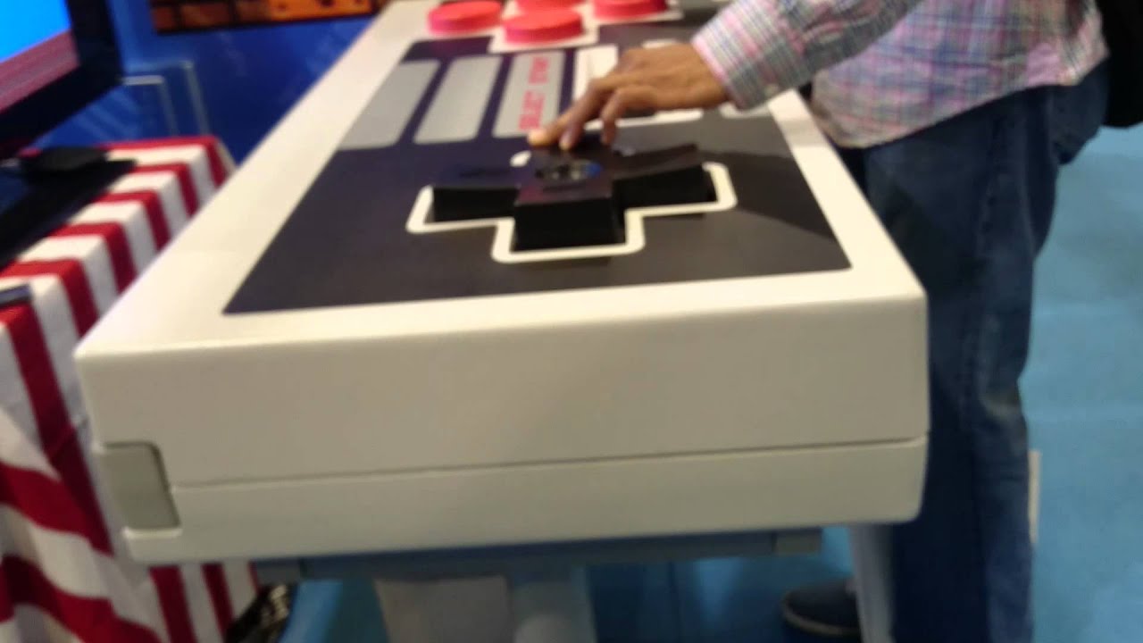 Giant NES type Bluetooth controller - YouTube