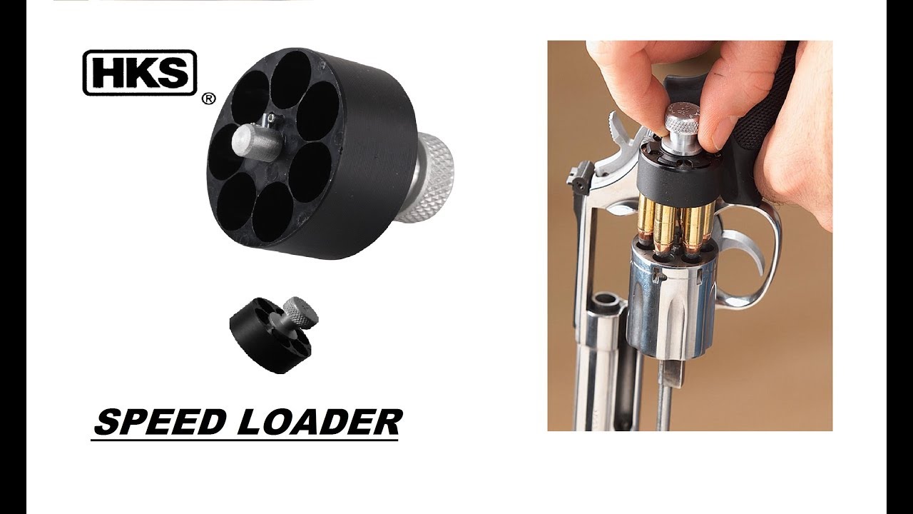 Speed Loader HKS ( Jet Loader ) Para Vários modelos de Revolveres - YouTube