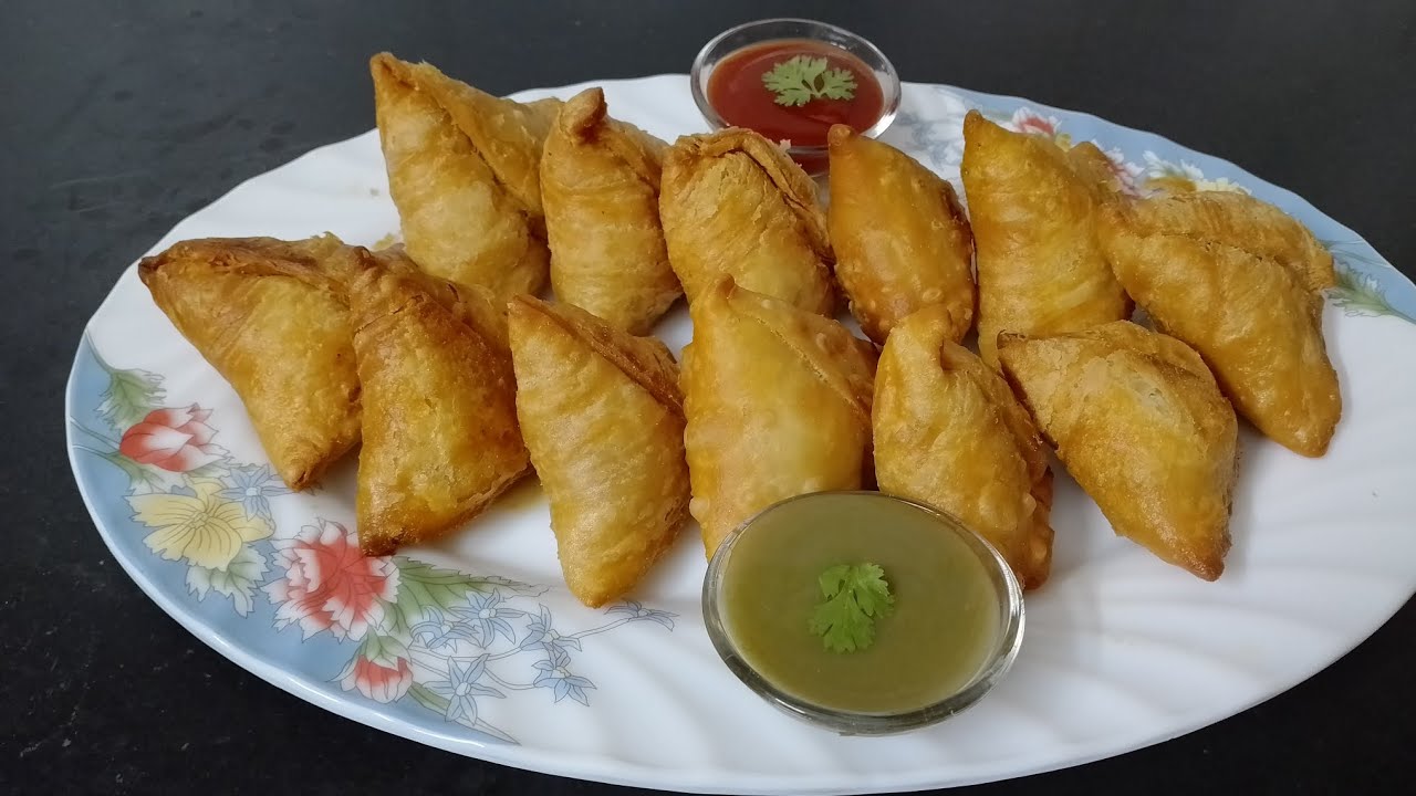 Halwai style mutton keema samosa crispy and crunchy layer samosa recipe ...