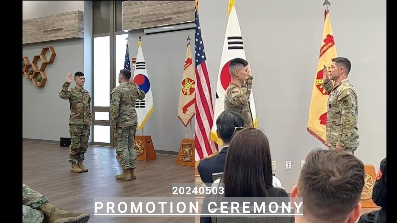 Promotion Ceremony: 1LT Kim to CPT Kim - YouTube