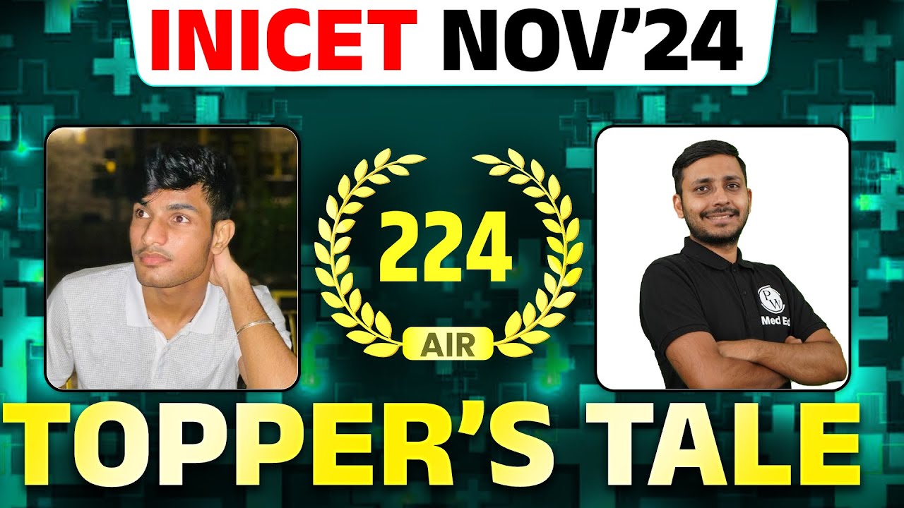 Rank 224 - INICET November 2024 Result | Dr. Rishabh - YouTube