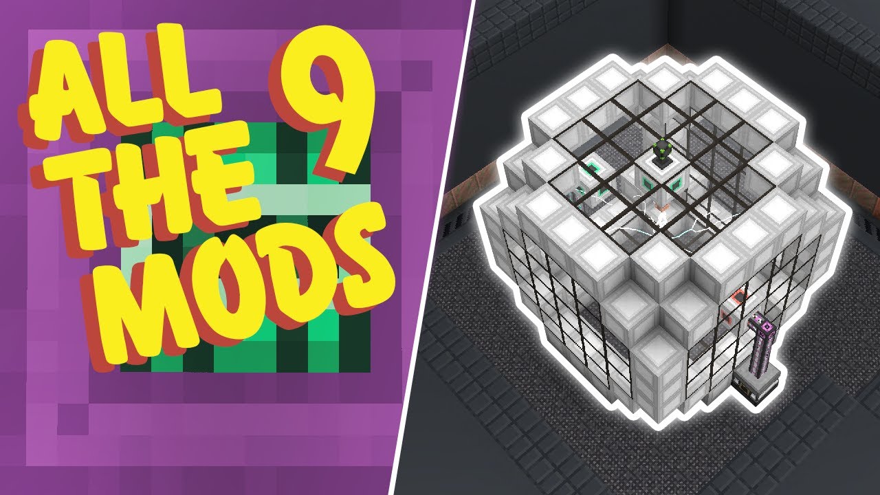 All The Mods 9 Modded Minecraft EP32 Antimatter SPS & Induction Matrix ...