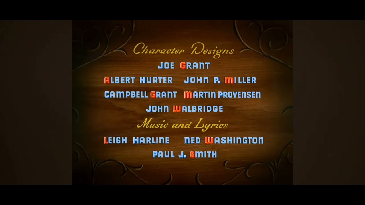 Pinocchio Opening Credits - YouTube