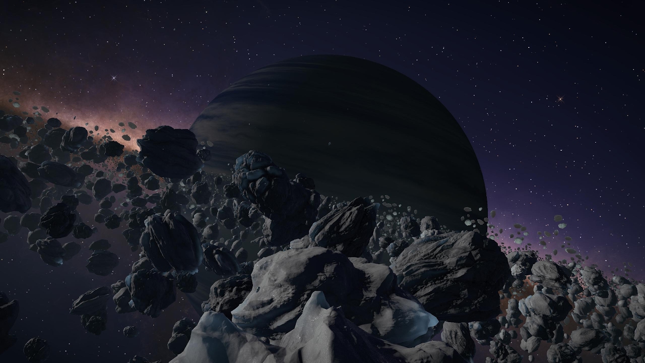 Elite Dangerous | CRAZY Invisible Asteroids and The Great Void ...