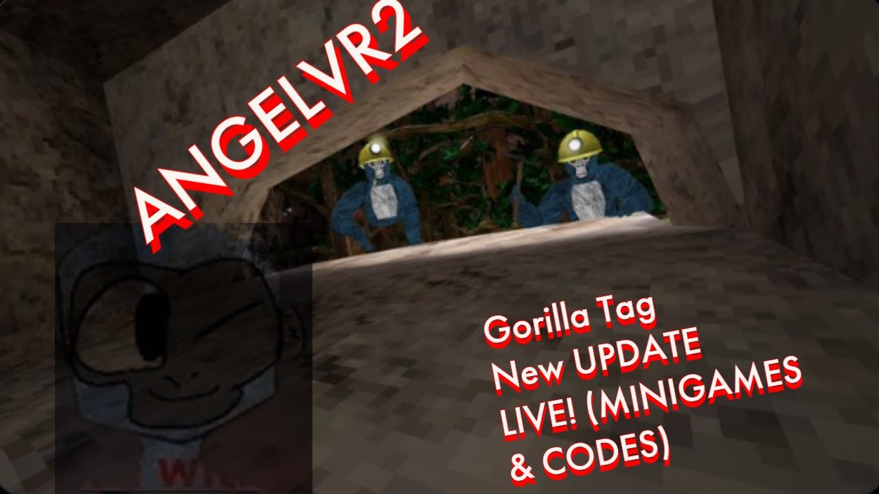 Gorilla Tag New UPDATE LIVE! (MINIGAMES & CODES) - YouTube