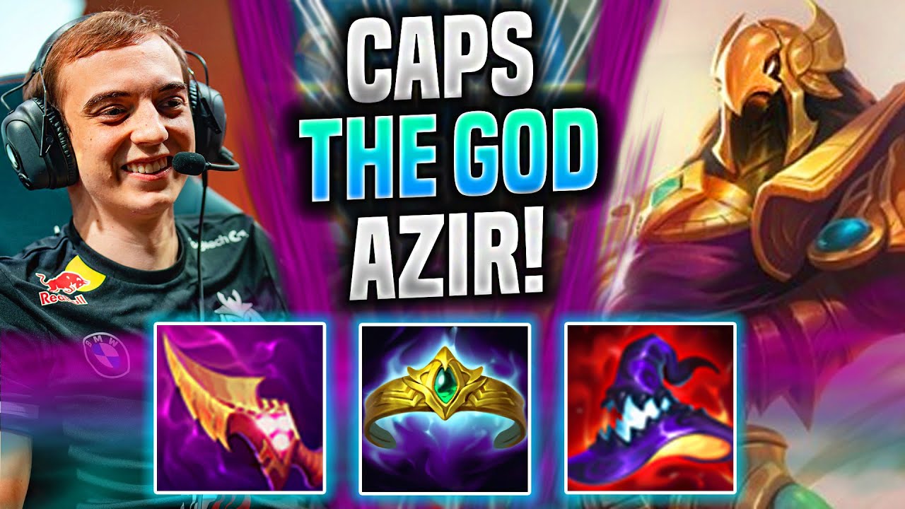 CAPS IS A GOD WITH AZIR! - G2 Caps Plays Azir Mid vs Ekko! | Season ...