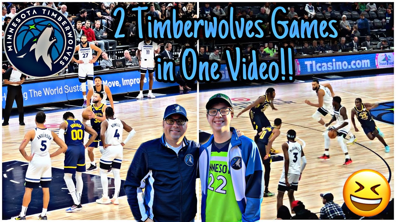 2 TIMBERWOLVES GAMES IN ONE VIDEO!! - YouTube