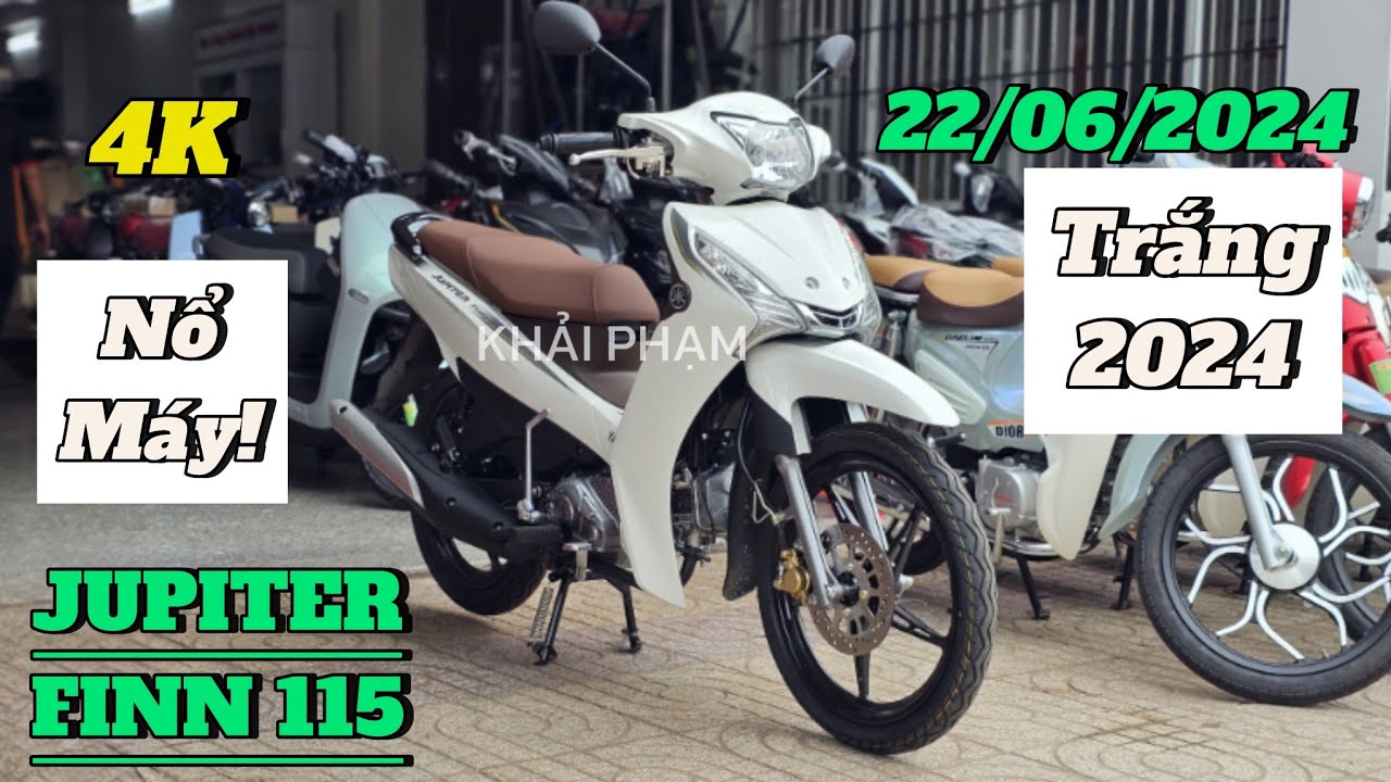 Nổ máy Yamaha JUPITER FINN 2024 màu Trắng tuyệt đẹp về Bạc Liêu CH Mai ...