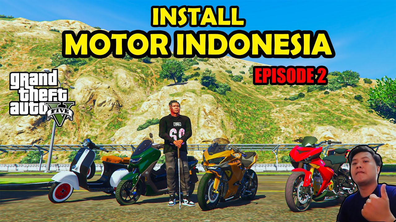 CARA PASANG MOTOR INDONESIA DI GTA 5 (EPISODE 2) GTA 5 MODS - YouTube