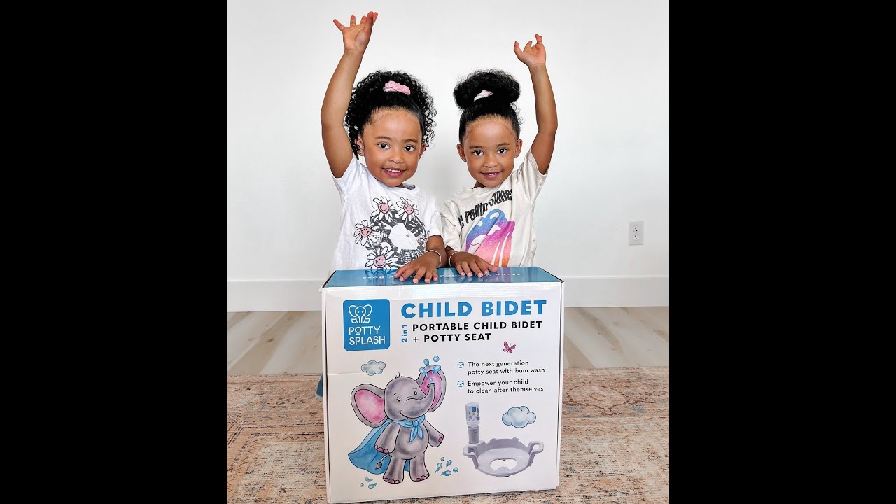 Potty Splash first bidet for children - YouTube
