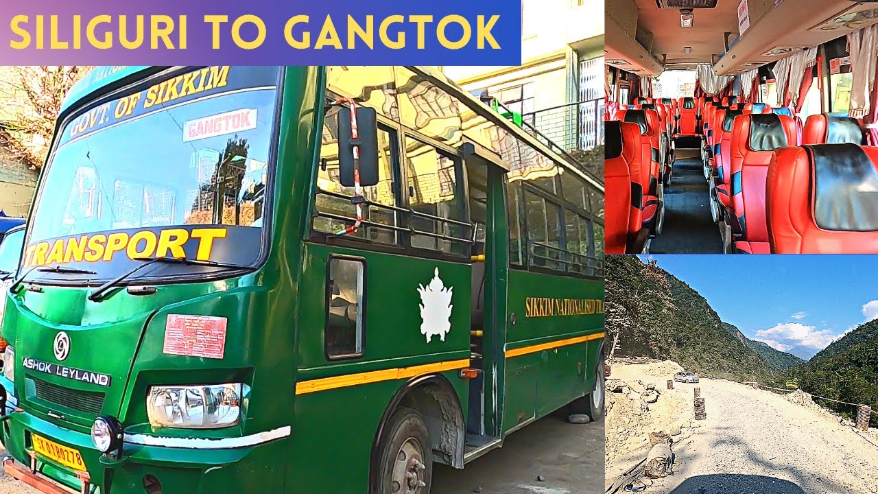 Siliguri to Gangtok By Road SNT Govt. Bus || Journey Full Vlog ...