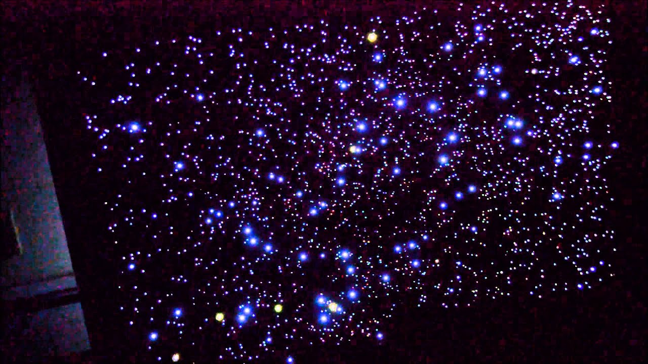 Fiber Optic Starmap - YouTube