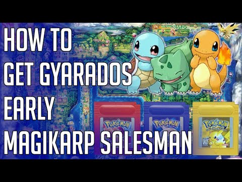 Pokemon Red Blue Yellow Magikarp Salesman Location - How To Get ...