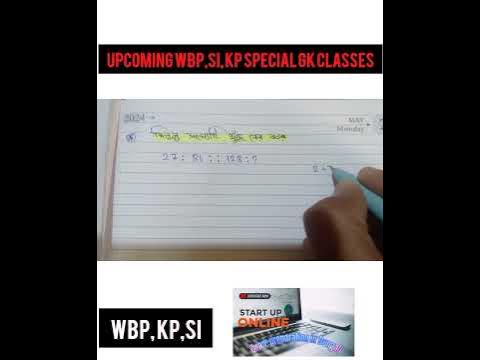 Upcoming wbp,si, kp special reasoning classes - YouTube