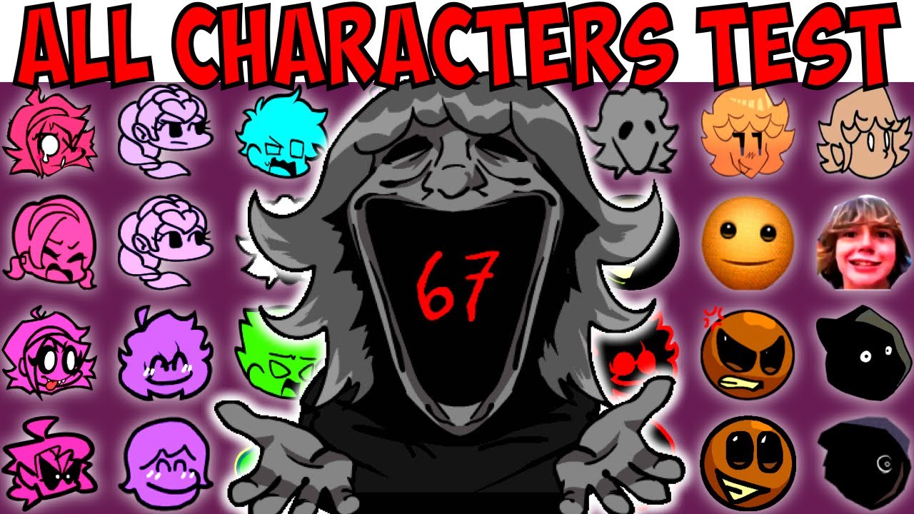 ALL CHARACTERS TEST | FNF Character Test | Gameplay VS Playground - YouTube