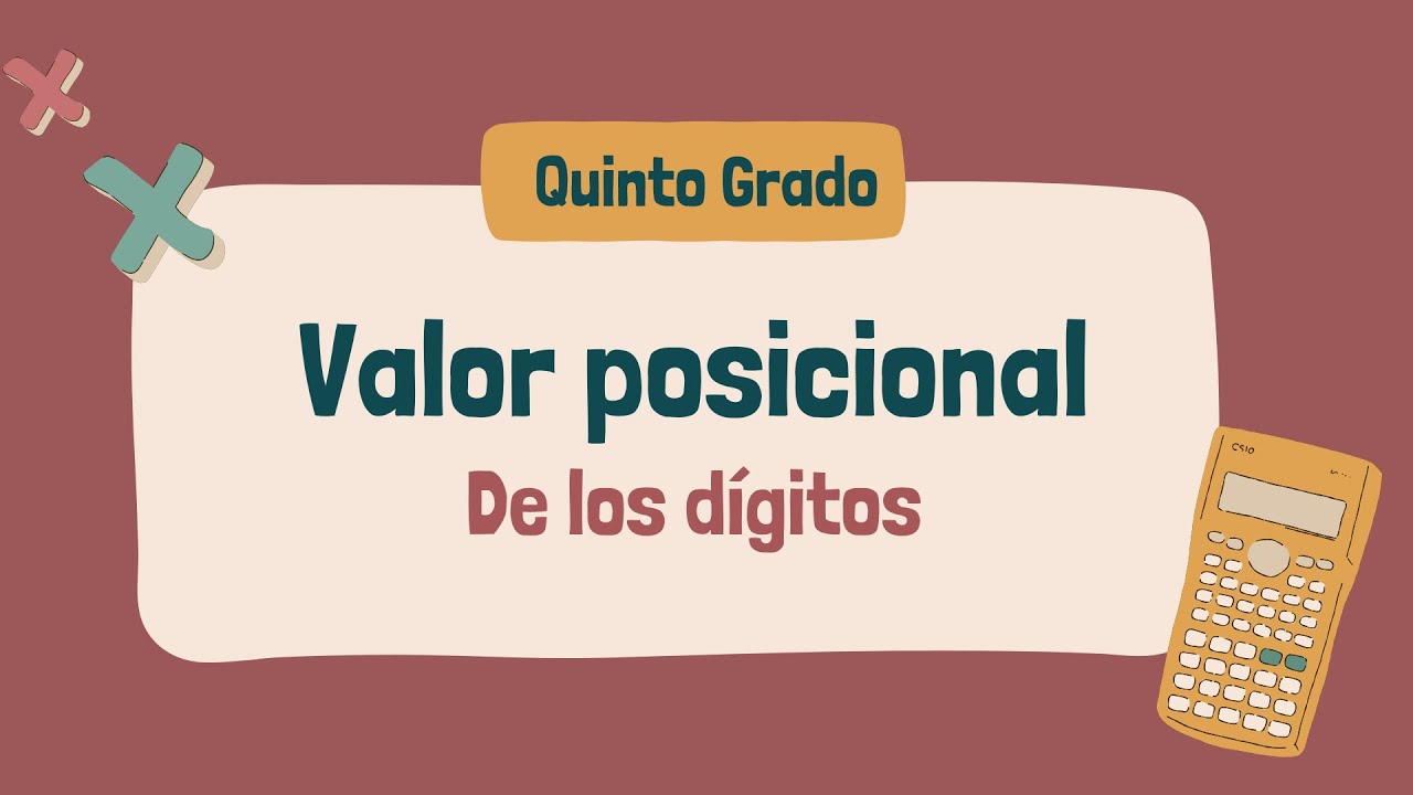 Valor Posicional de los Dígitos de un Número Decimal - YouTube