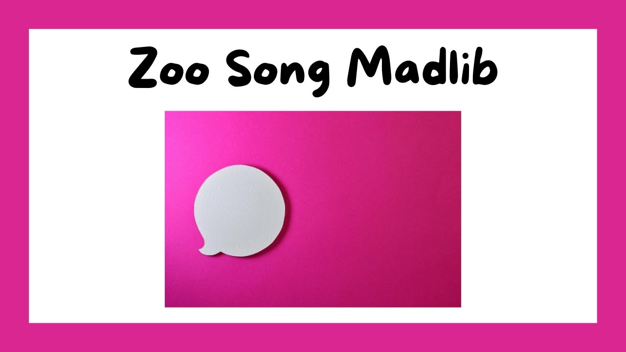 Zoo Song Madlib - YouTube