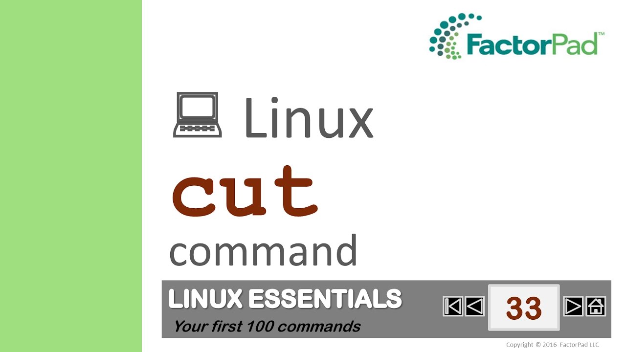 Linux Cut Command Summary With Examples Youtube