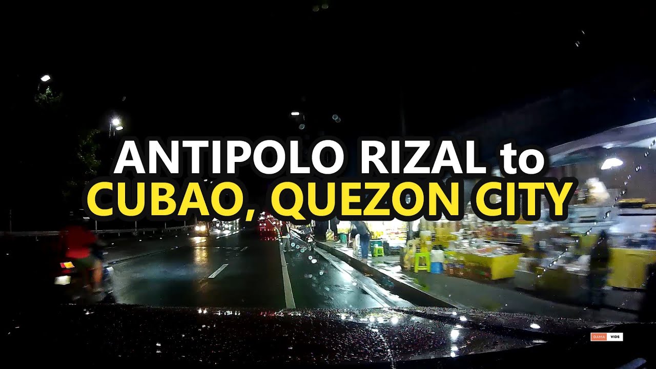 Night Drive: Antipolo to Cubao via Sumulong Highway | Smooth Ride with ...