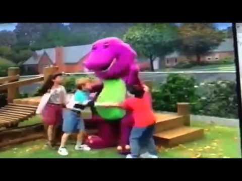 Barney comes to life (Stella leave from France) - YouTube