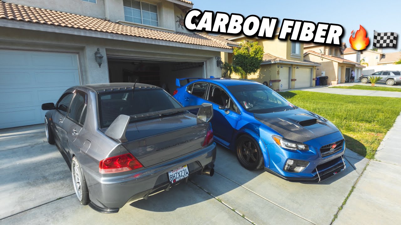 SUBARU WRX STI SPLITTER INSTALL! | EVO VS STI - YouTube