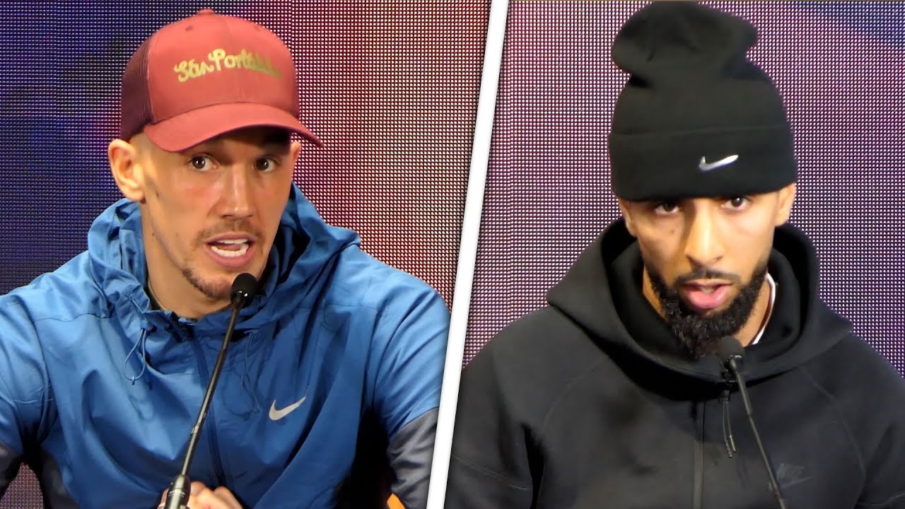 'DON'T GIVE A F***!' Liam Davies vs Shabaz Masoud • FULL PRESS ...