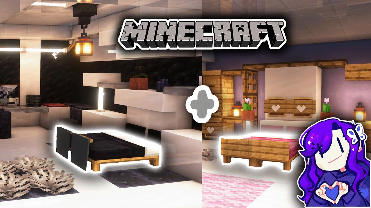 Impressive Minecraft Bedroom Designs for Duos - YouTube