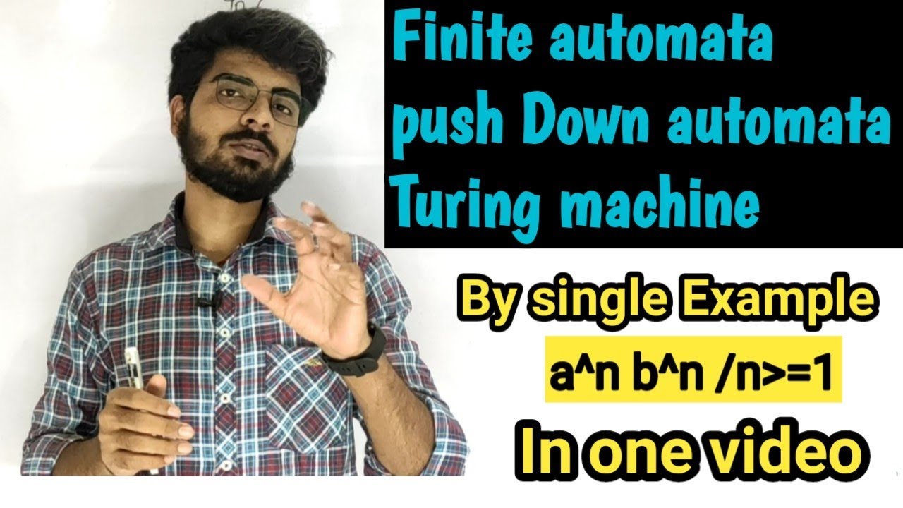 Design of finite automata, push down automata , Turing machine ,by ...