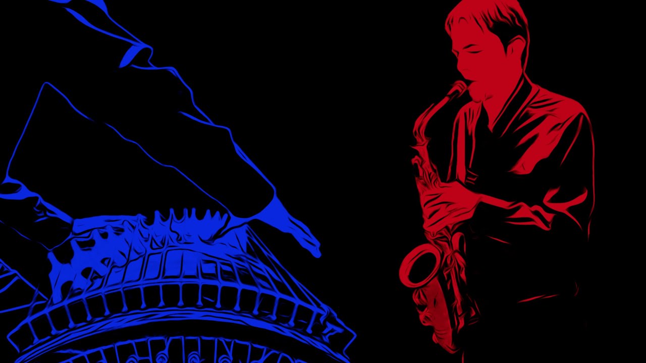 Bass koto and alto sax（17弦箏、サックス）| CRIMSON IN BLUE | by Scott Jordan ...