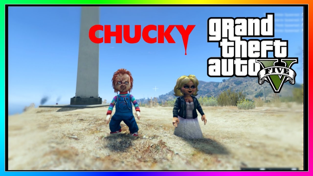 Chucky And Tiffany !!!!!!!! (GTA 5 Character Mods Gameplay) - YouTube