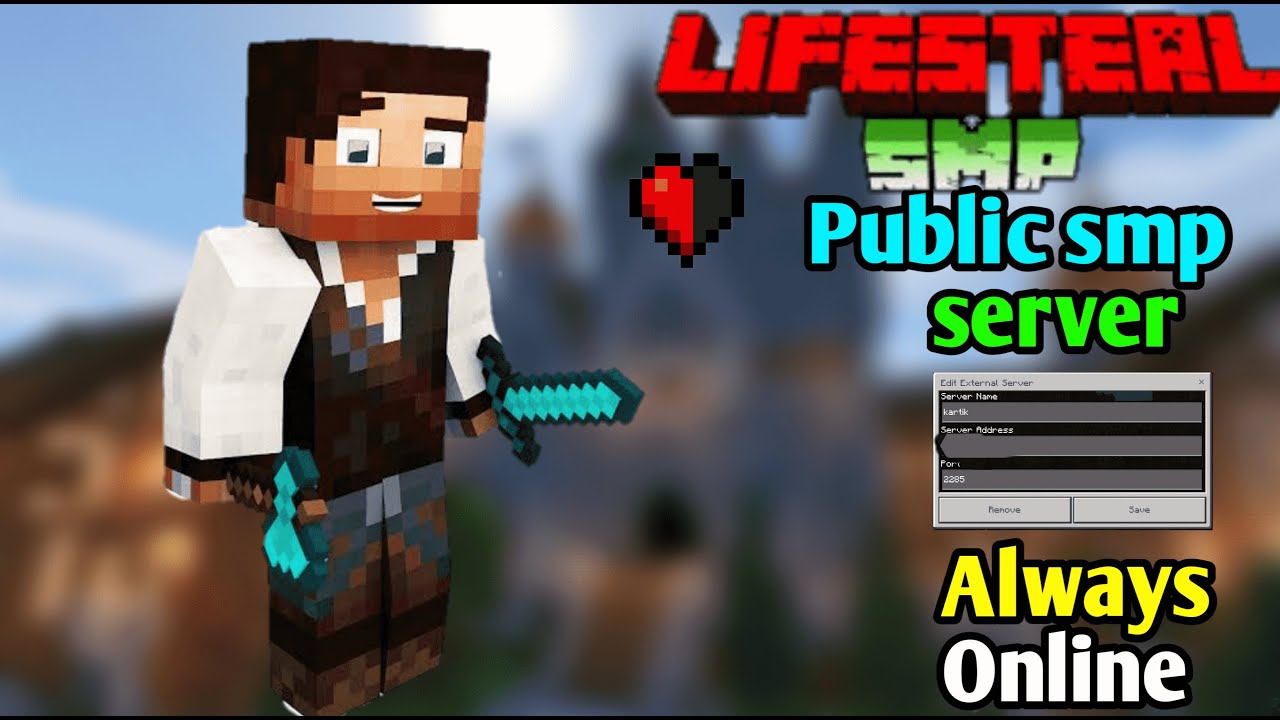 Minecraft live public SMP (server hosting) | Lifesteal SMP live | New ...