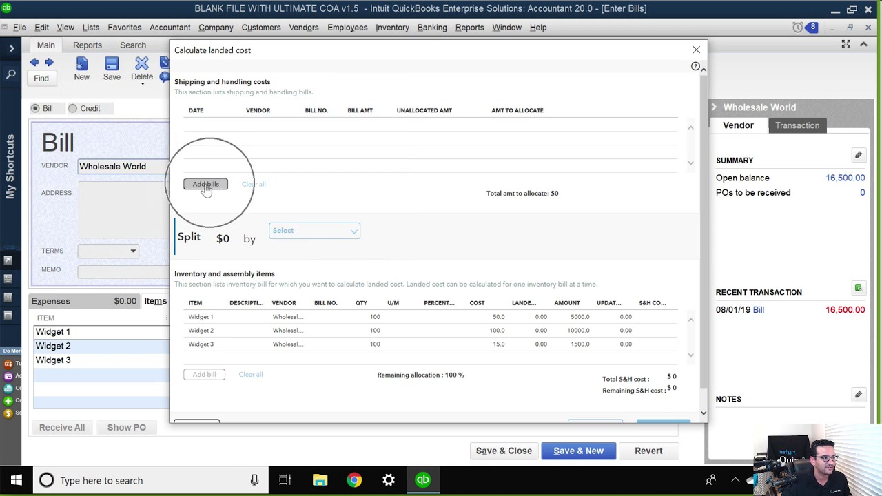 Landed Inventory Cost In QuickBooks Enterprise YouTube landed-inventory-cost-in-quickbooks-enterprise-youtube