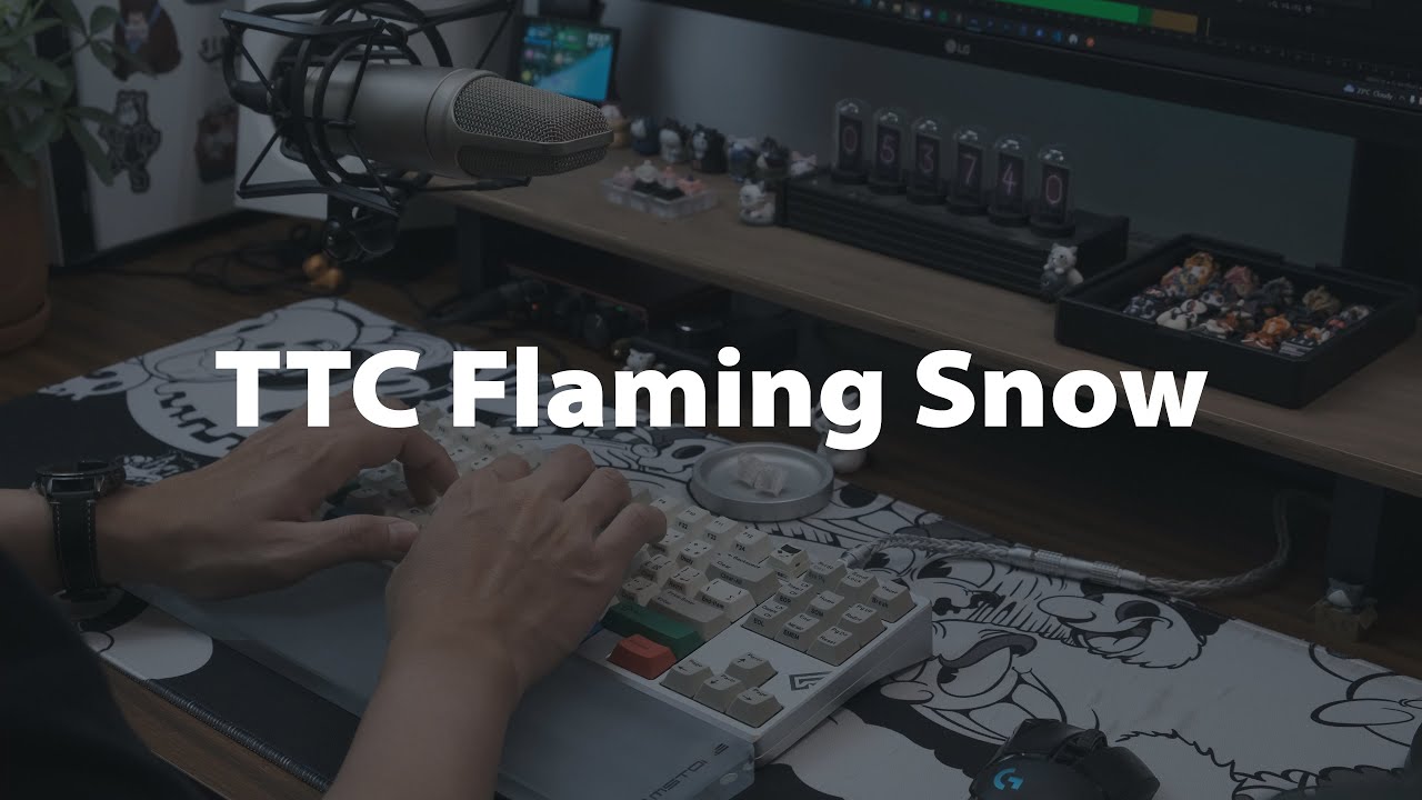 TTC Flaming Snow | Frog by Geonworks | Aluminum Plate | Switch Sounds #98 - YouTube