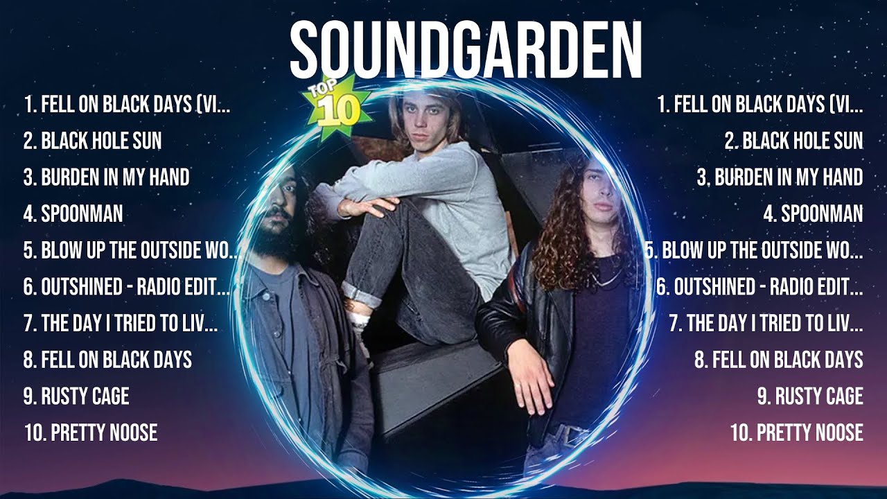 Soundgarden Greatest Hits 2024- Pop Music Mix - Top 10 Hits Of All Time ...