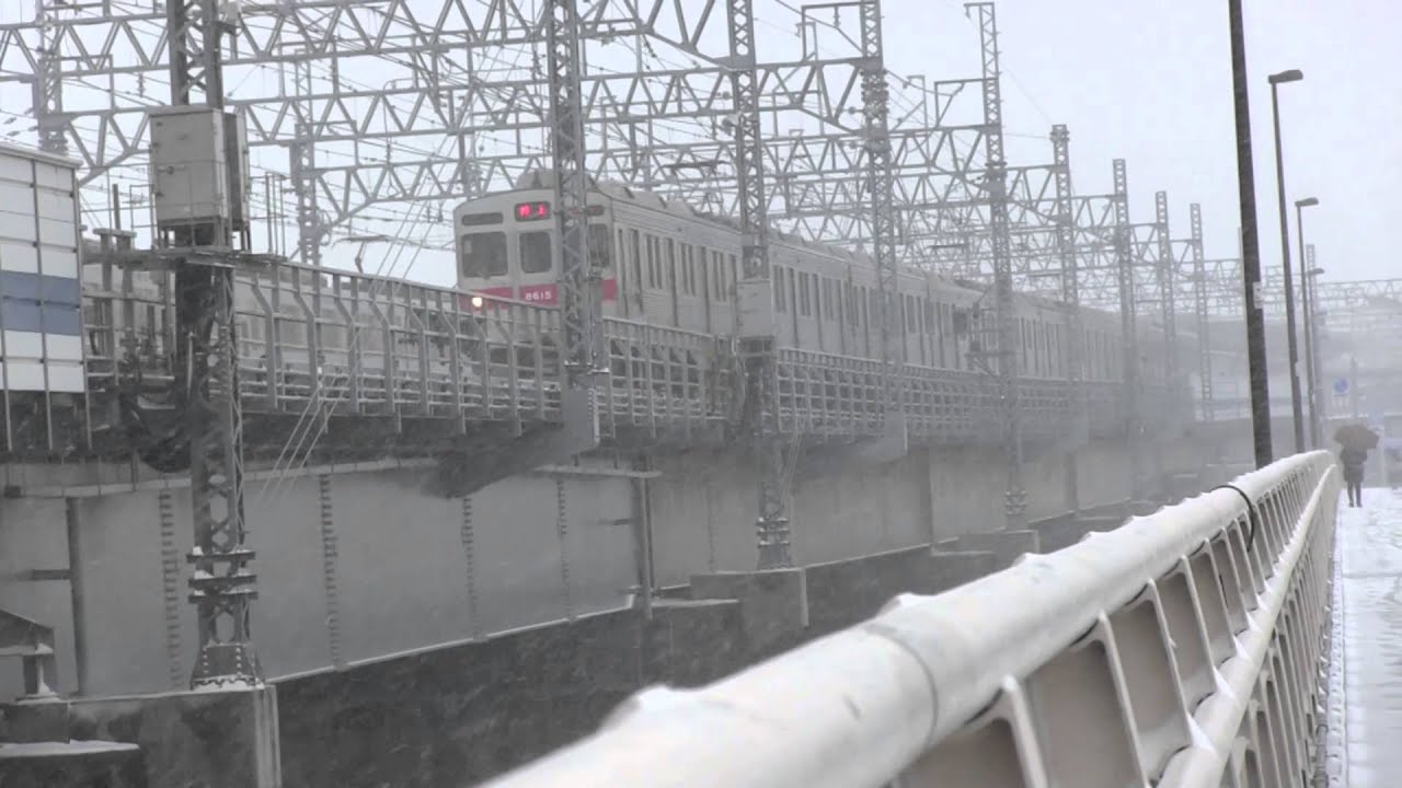 Severe Snow Storm in Tokyo Japan 2014 - YouTube