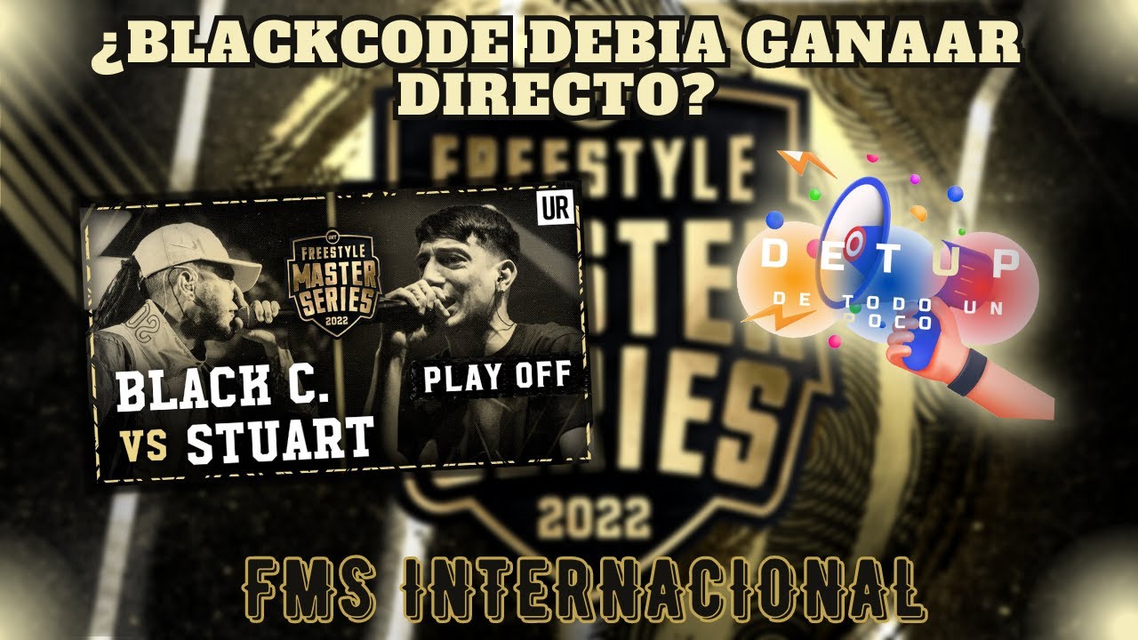 🔥STUART ES EL DIOS DE LAS REPLICAS🔥 | REACCION STUART VS BLACKCODE FMS INTERNACIONAL - YouTube