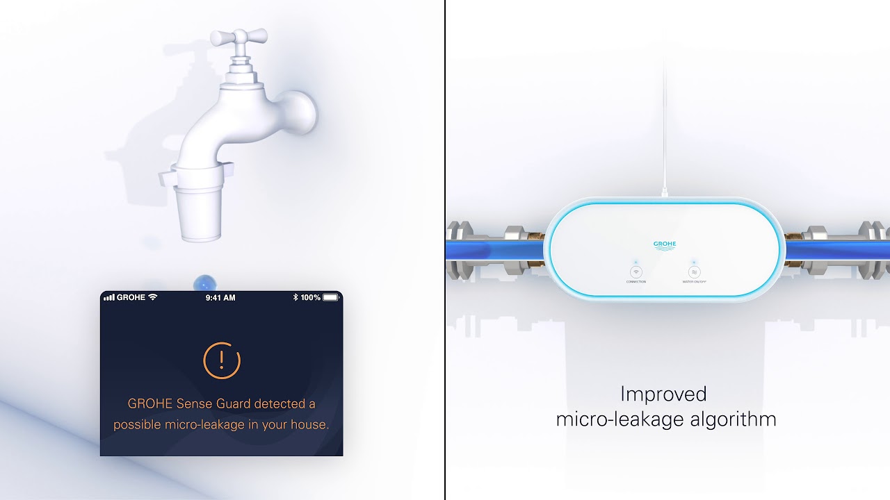 GROHE | GROHE Sense Guard Smart Water Controller | Product Video - YouTube