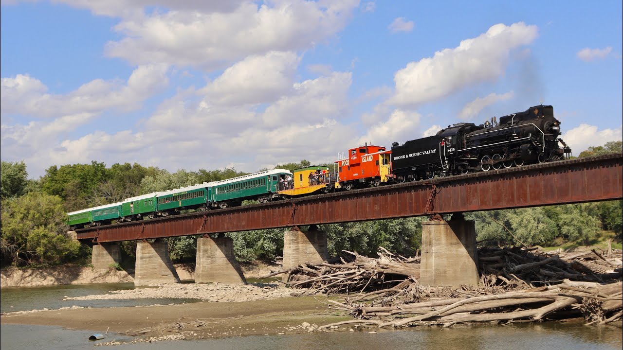 The Boone & Valley Scenic Railroad - YouTube
