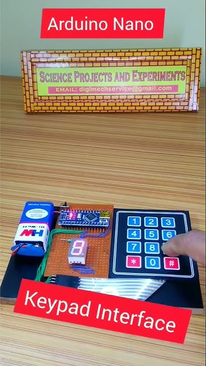Arduino Keypad Interface #shorts #arduinoproject #scienceproject - YouTube