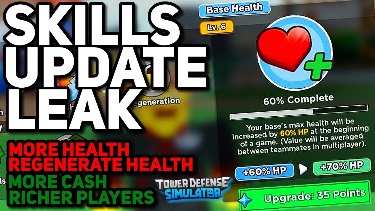 SKILLS SYSTEM UPDATE LEAKS - MORE CASH & HEALING + RETRO ZONE REMAKE ...
