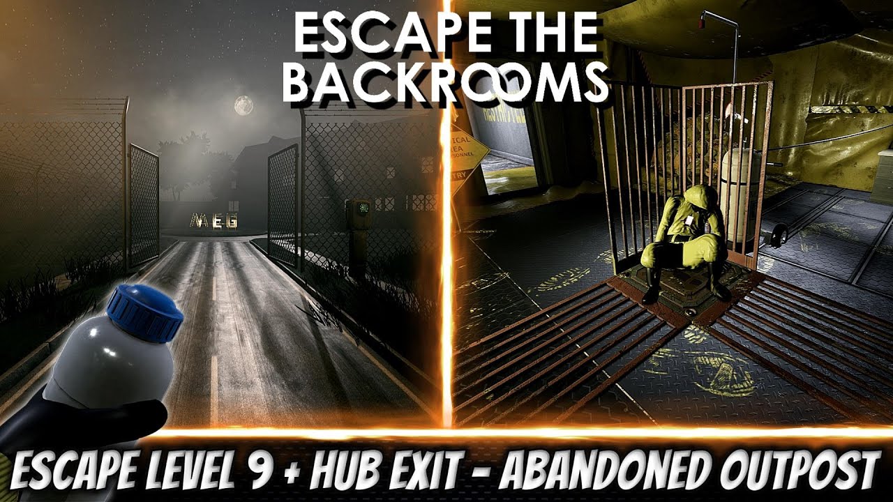 Escape The Backrooms: Darkened Suburbs+Hub Exit & Abandoned Outpost ...