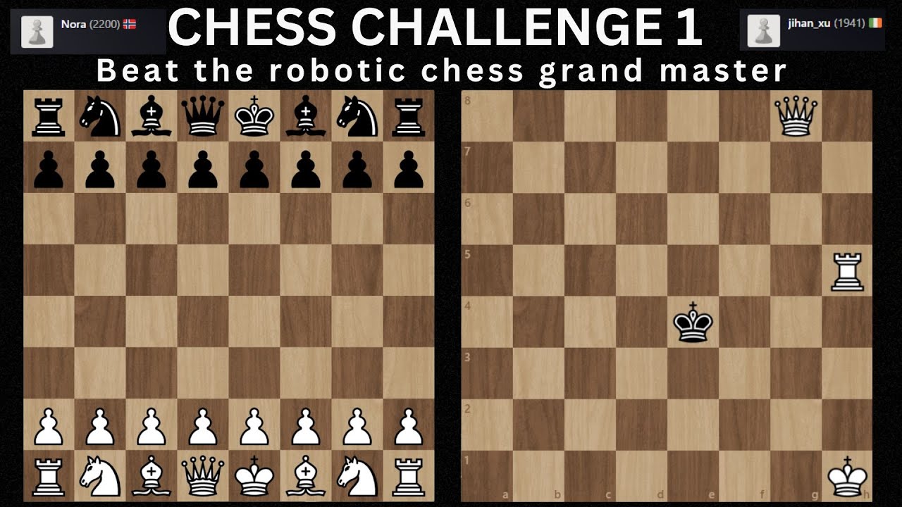Chess Challenge 1: beat the robotic chess master #chess #chesscom # ...