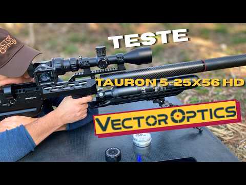 Vector Optics Tauron 5-25x56 HD em Teste | Disparos a 53m