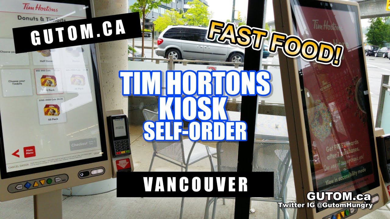 NEW SELF-ORDER KIOSK! AT TIM HORTONS | Vancouver Food Guide Reviews ...