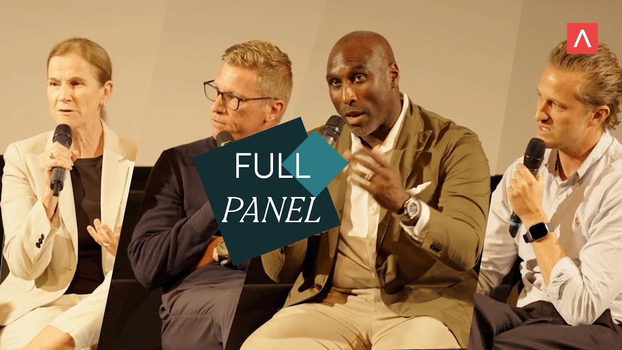 FULL PANEL Jill Ellis, David Spindler, Sol Campbell and Anders ...