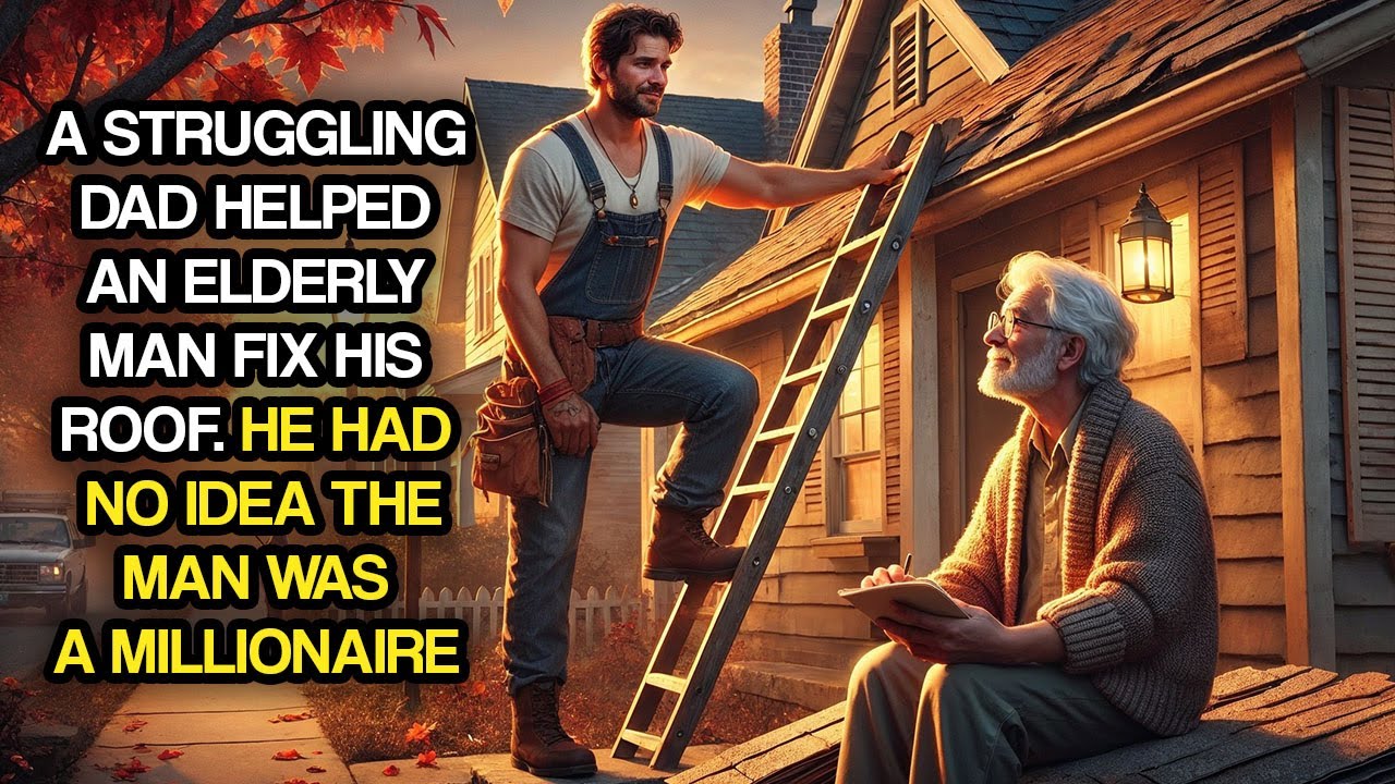 A Struggling Dad Helped an Elderly Man Fix His Roof. He Had No Idea the ...