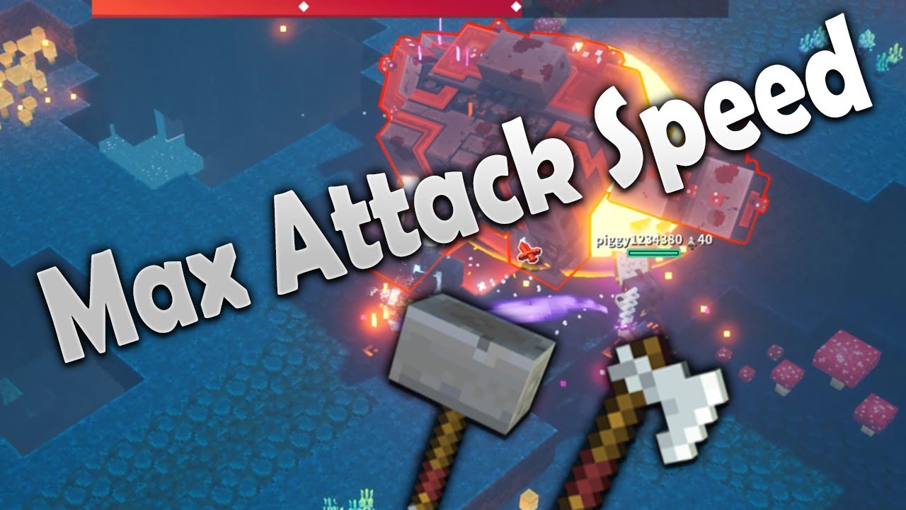 [Minecraft Dungeons]Max Attack Speed Looks Like Melee #4 (Axe & Hammer ...