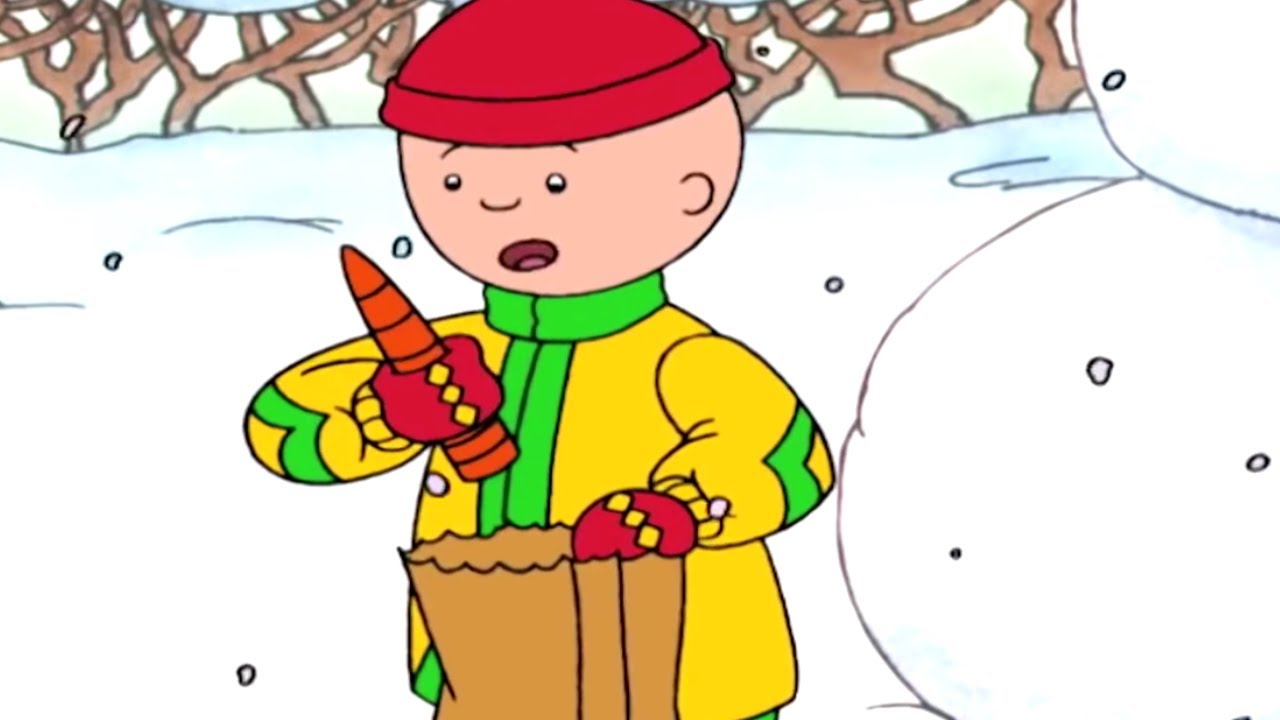 Caillou and the Snowman | Caillou Cartoon - YouTube
